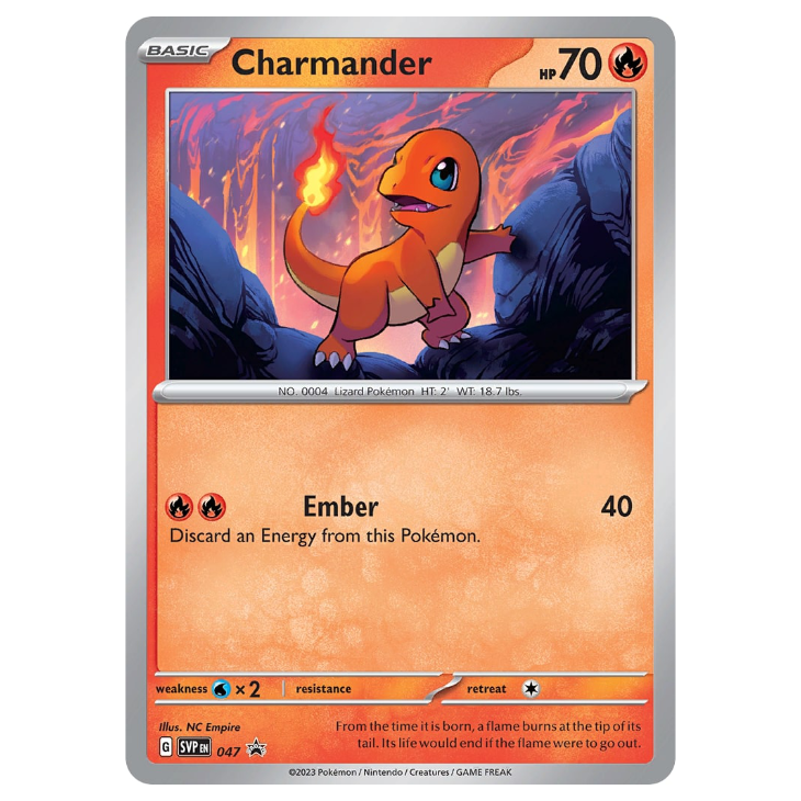 SVP047 Charmander - Holo Promo – The Game Tree NZ
