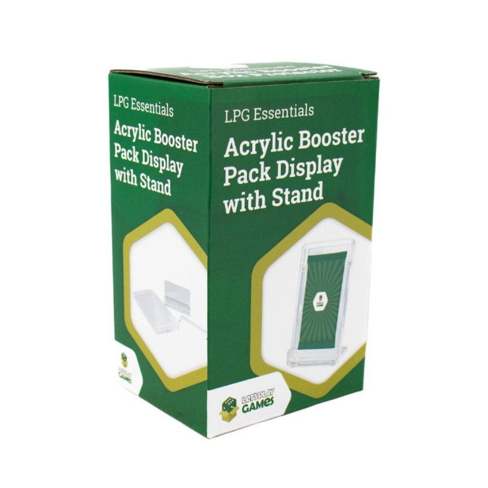 Acrylic Booster Pack Display with Stand by LPG – The Game Tree NZ