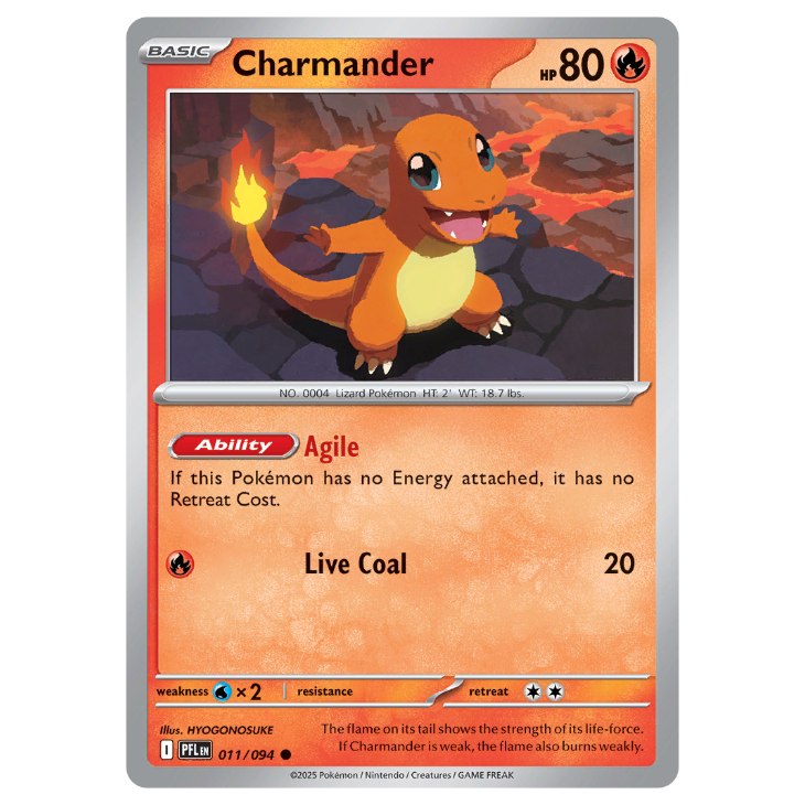 Charmander - Phantasmal Flames - 011/094 - Common – The Game Tree NZ