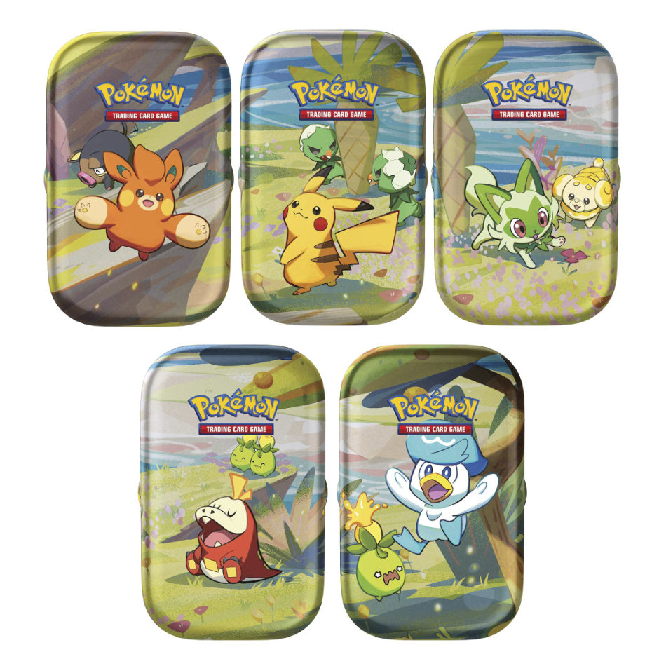 Paldea Friends Mini Tins (Single Tin, Art Set and Display options avai ...