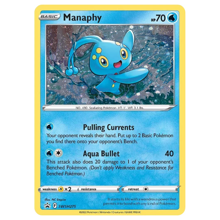 SWSH275 Manaphy - Holo Promo – The Game Tree NZ