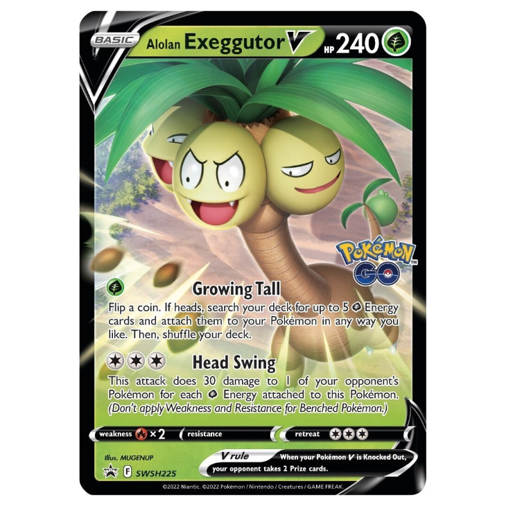 SWSH225 Alolan Exeggutor V - Holo Promo – The Game Tree NZ