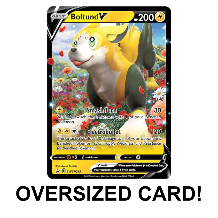 Boltund V SWSH219 - Promo Oversized Card – The Game Tree NZ