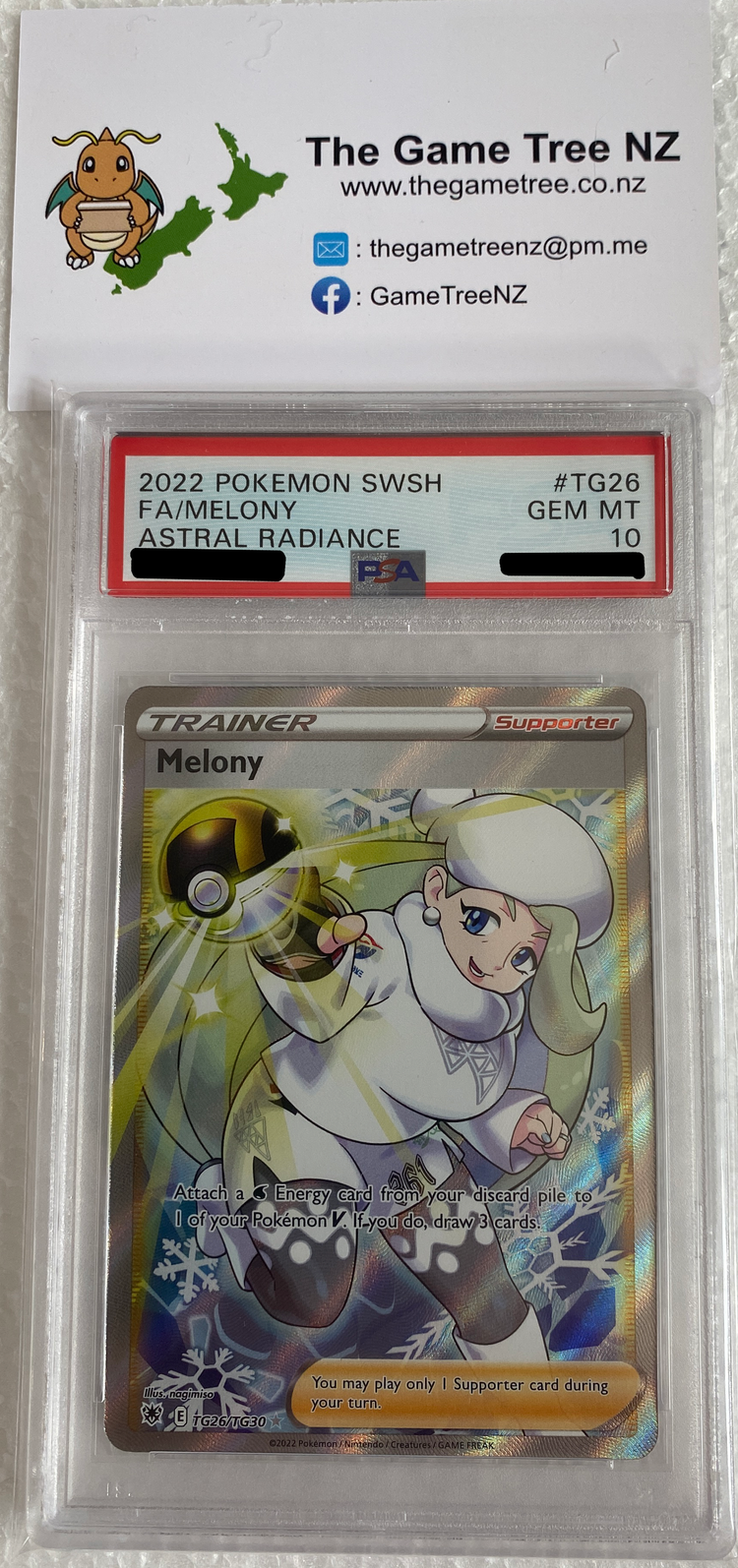 PSA 10 GEM MT Melony - Astral Radiance Full Art TG26/TG30 – The Game ...