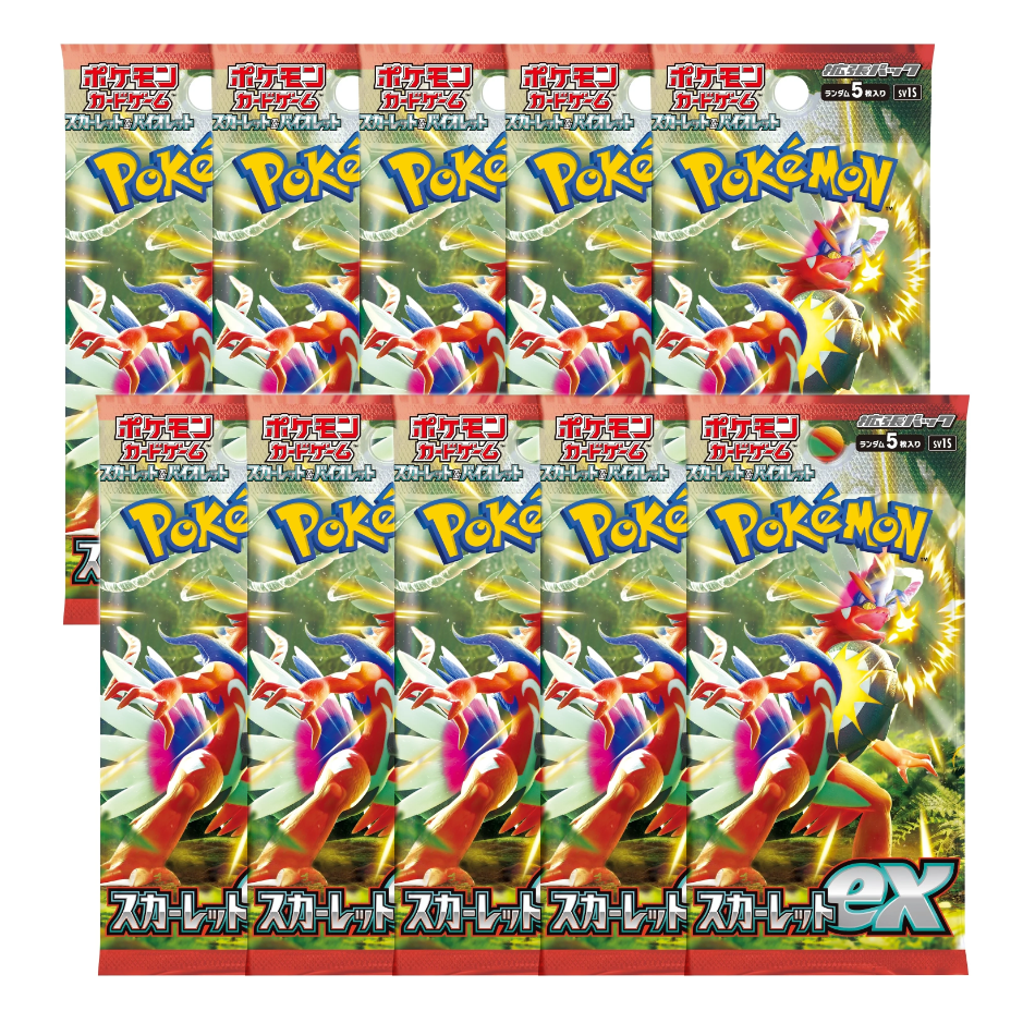 10x Scarlet ex Booster Packs (sv1s) - Value Deal *Japanese* – The Game ...